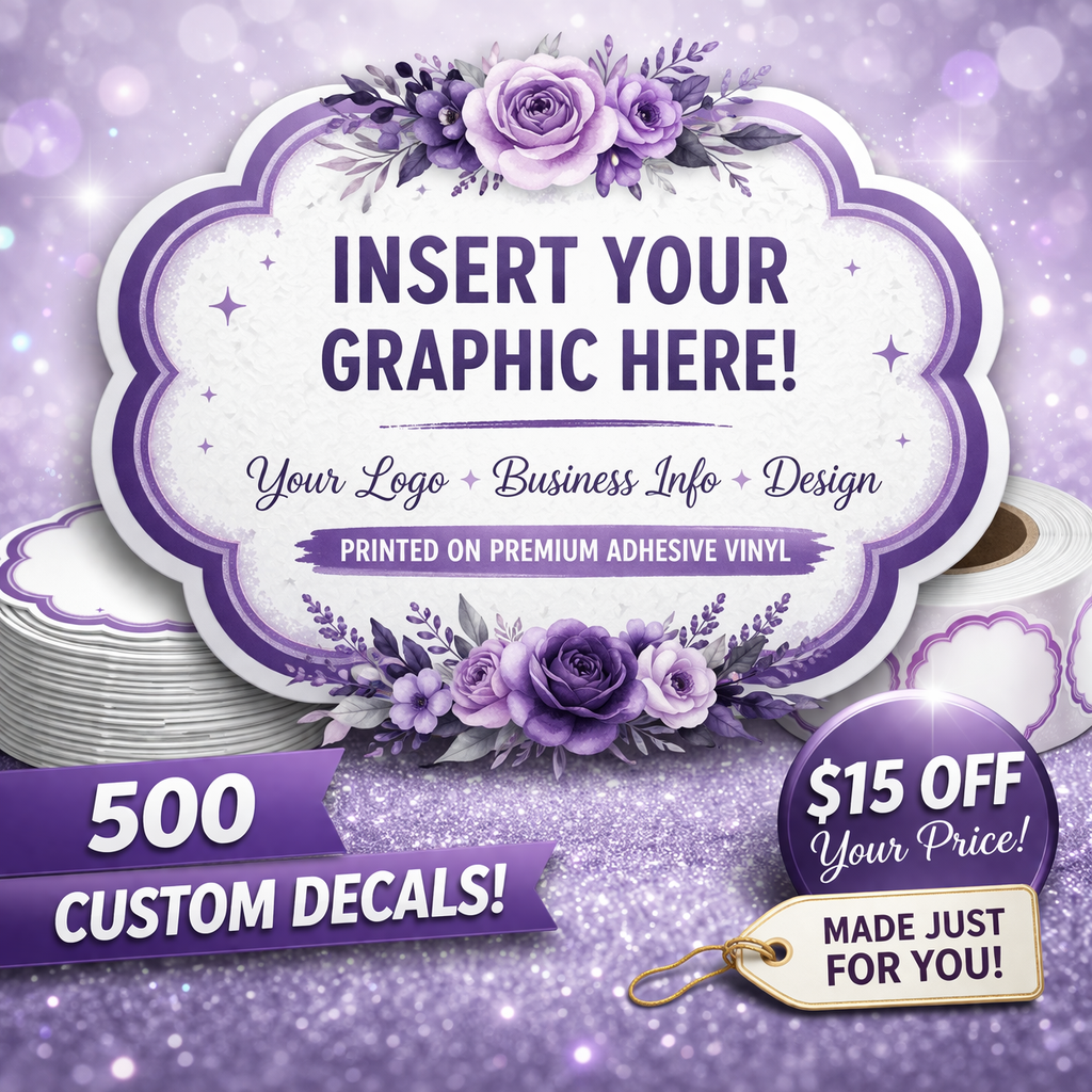 Jessica Richardson 500 Adhesive Decals – Katie by the Glass