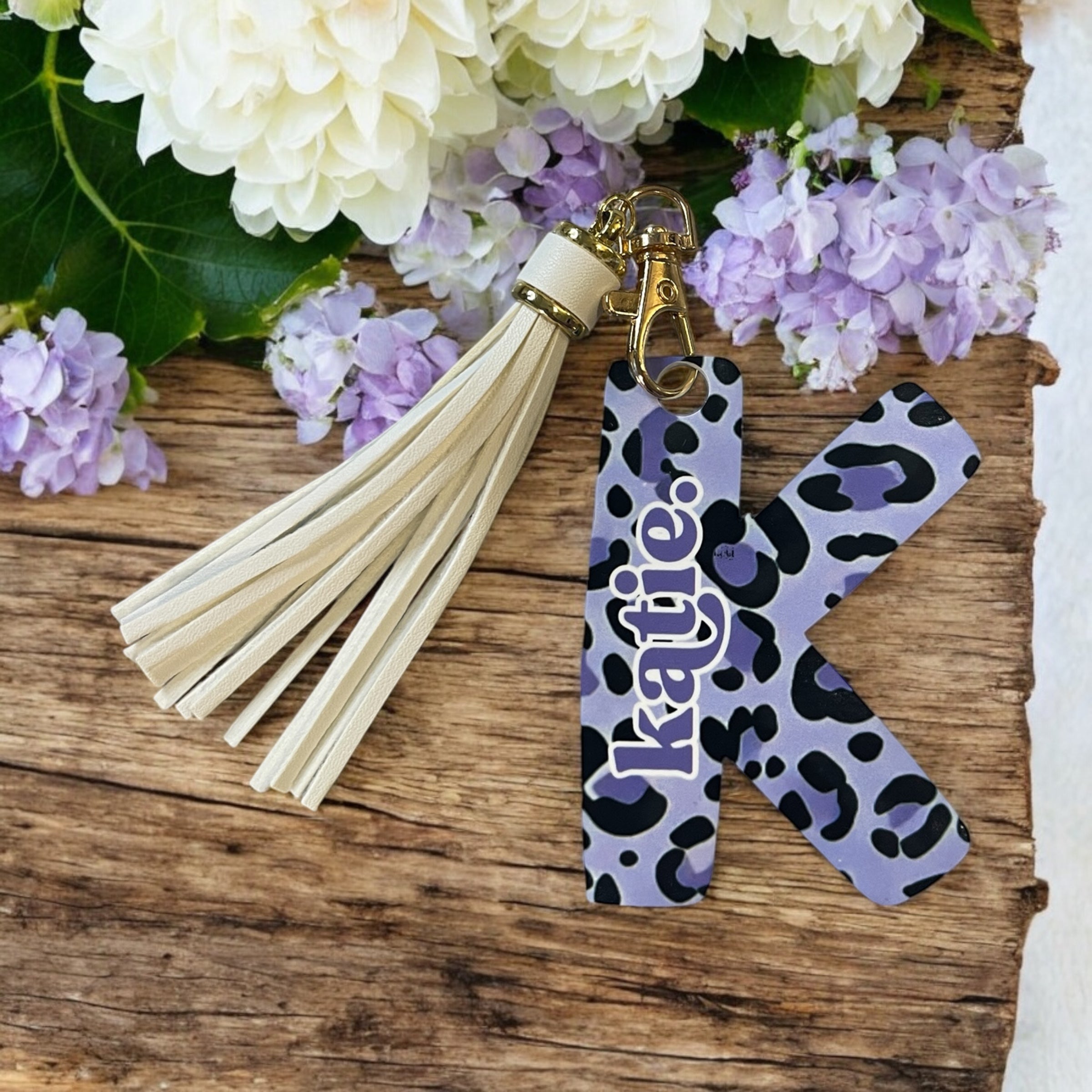 Personalized Jumbo Doodle Keychain – Katie by the Glass